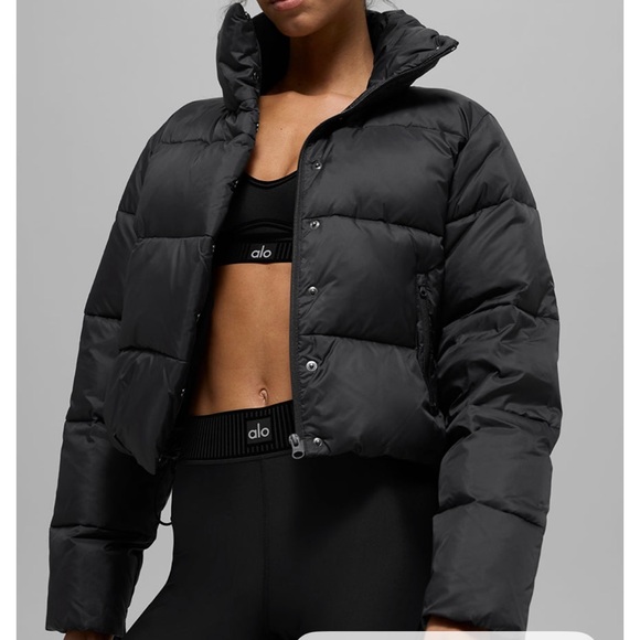 ALO Yoga | Jackets & Coats | Nwot Alo Gold Rush Puffer Coat | Poshmark